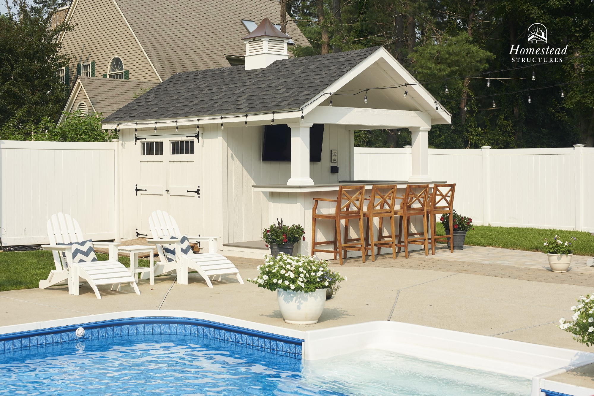 Siesta Poolside Bar | Pool Cabanas & Bars | Homestead Structures