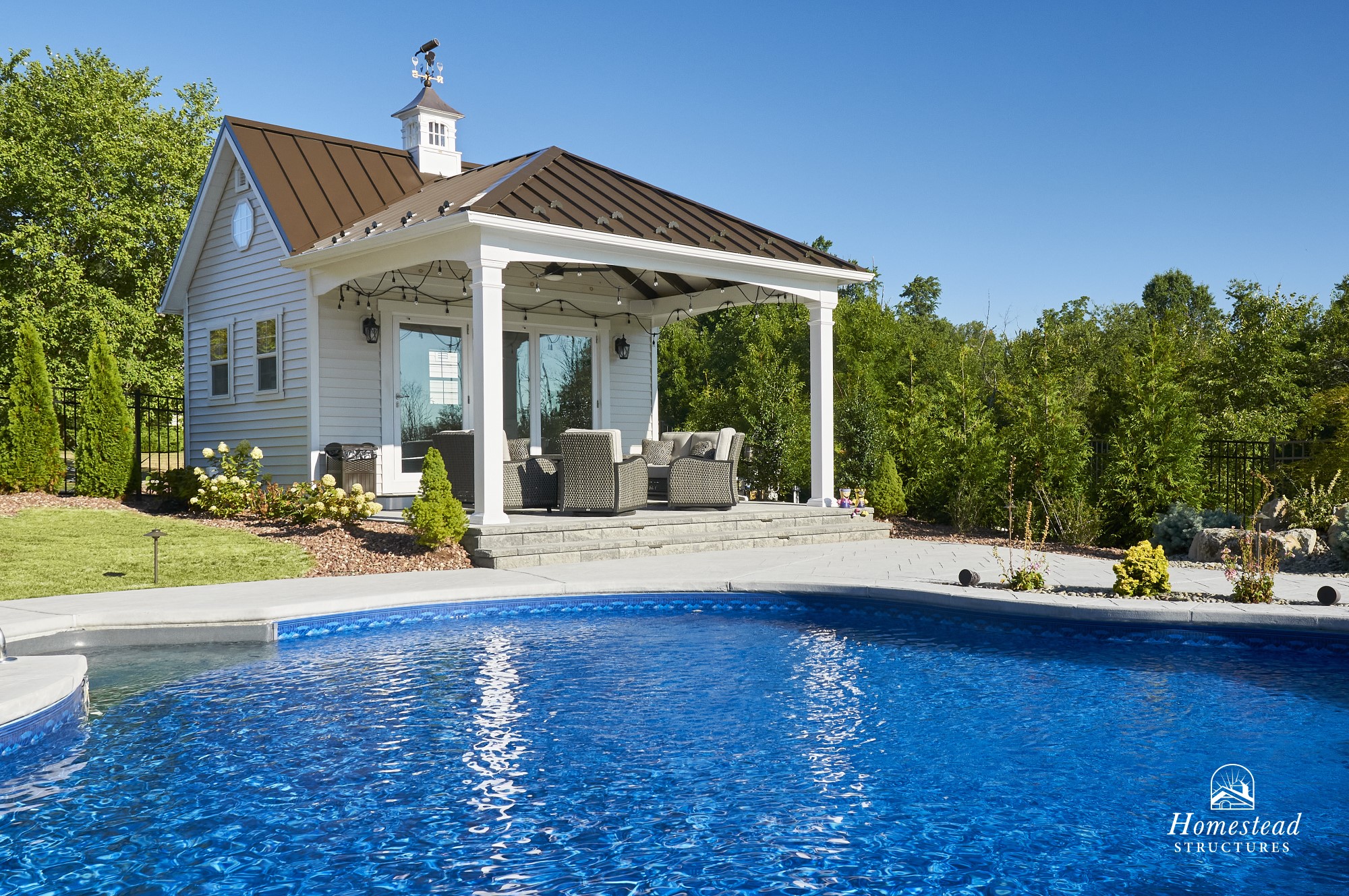 Luxury Pool Houses for Sale | Custom Designed & Amish-Built | Homestead ...