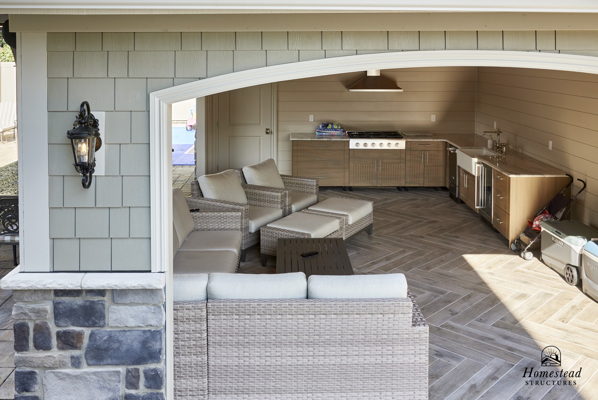 Custom Outdoor Kitchens Builders | Homestead Structures