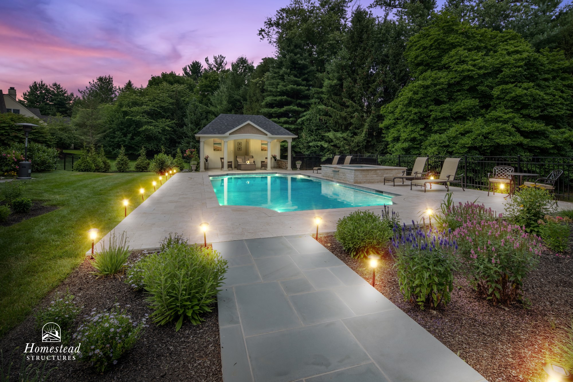 Amish-Built Outdoor Pool Houses | Homestead Structures