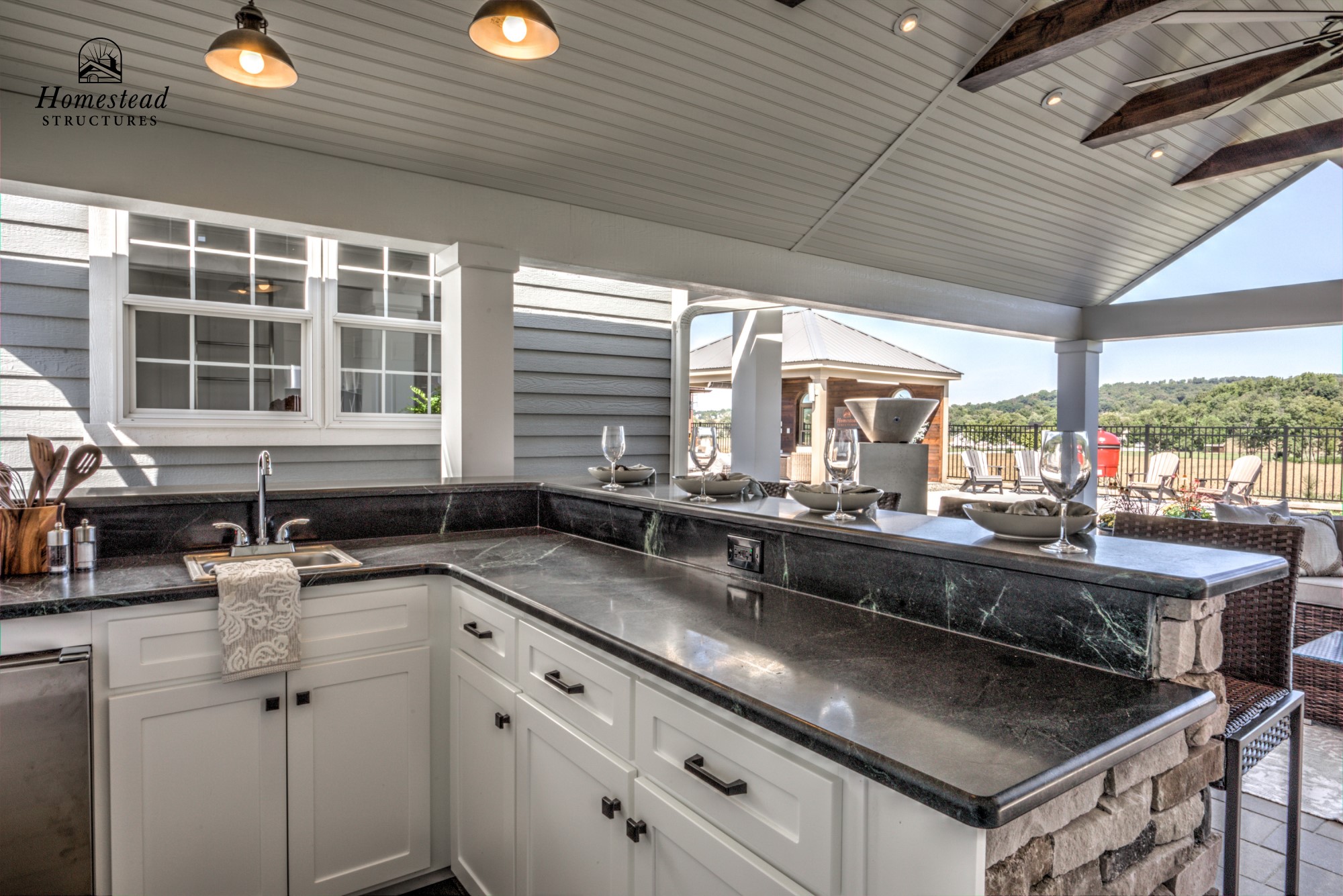 Custom Outdoor Kitchens Builders | Homestead Structures