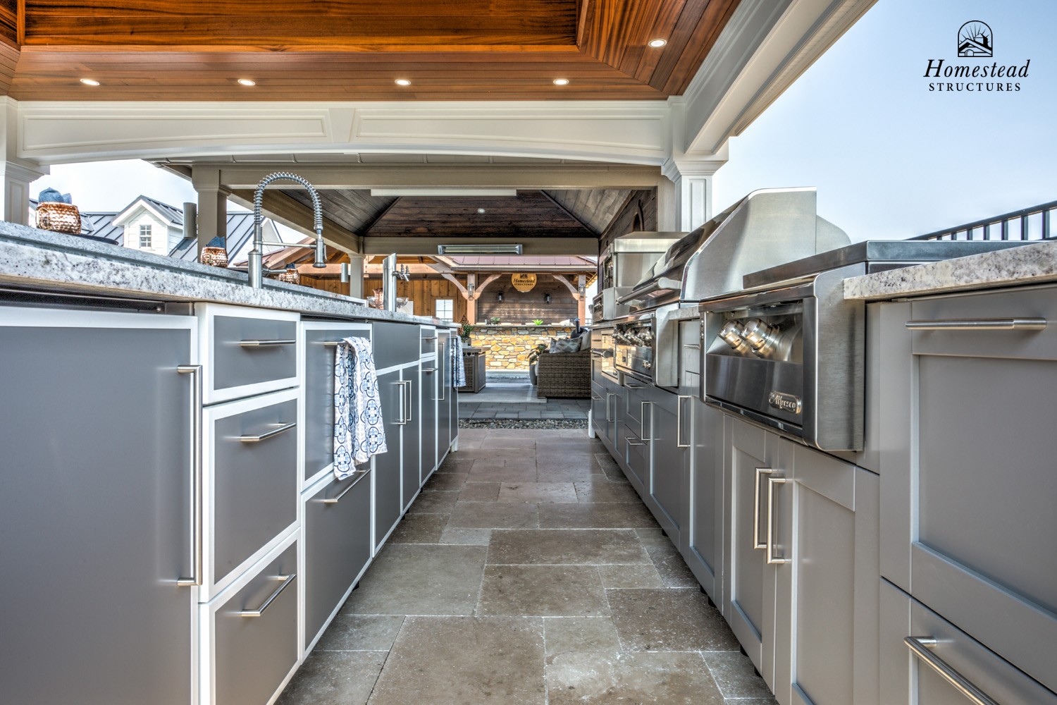 Custom Outdoor Kitchens Builders | Homestead Structures