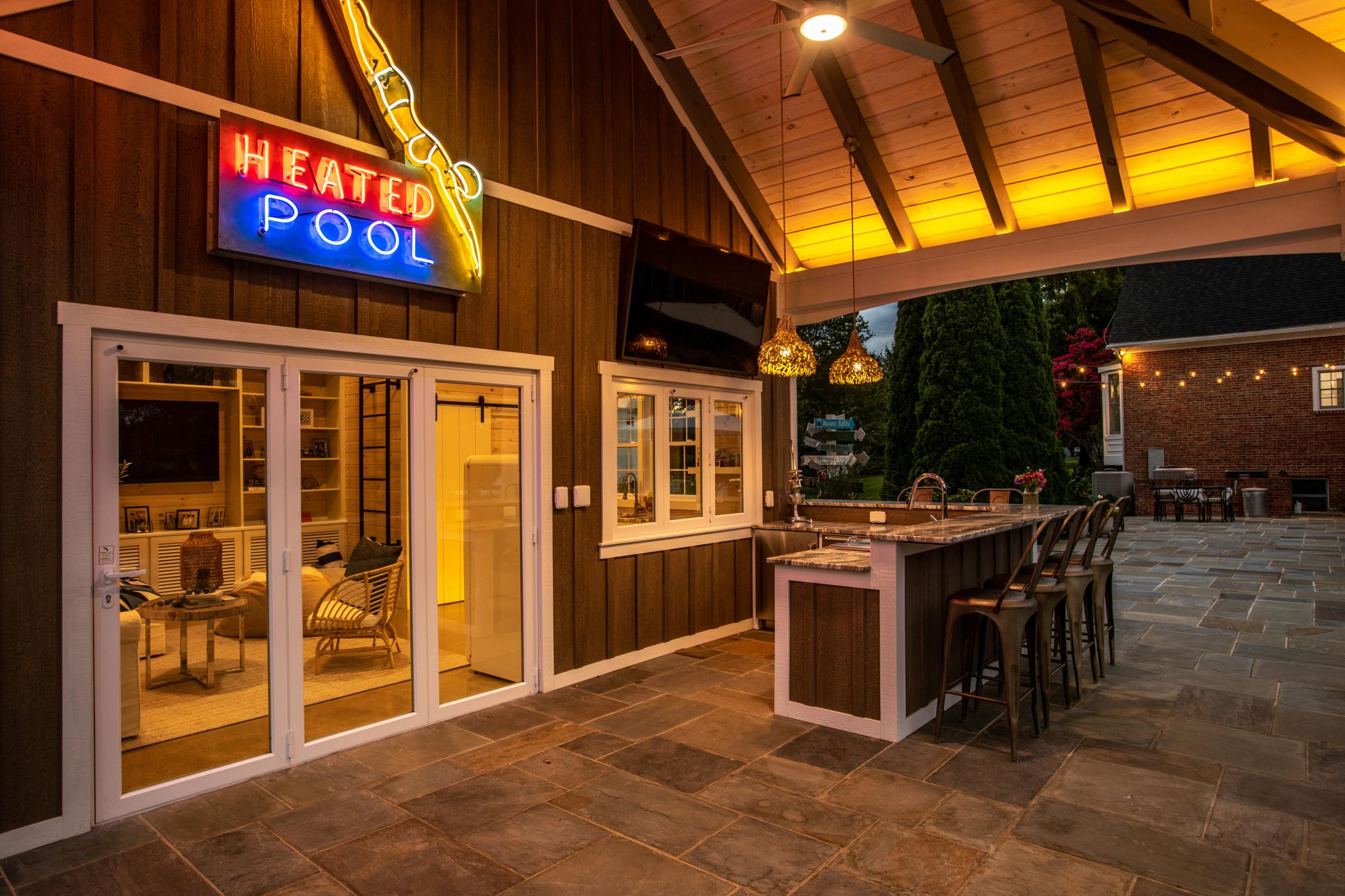 Amish-Built Outdoor Pool Houses | Homestead Structures