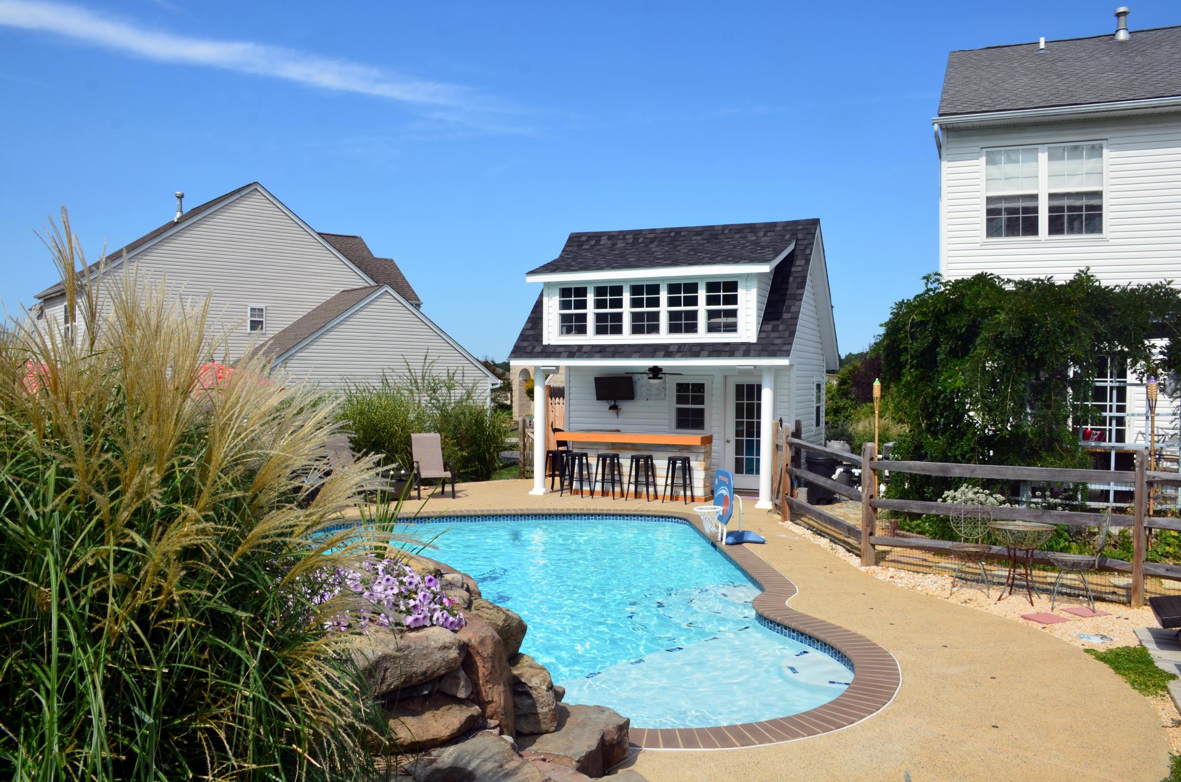 5 Signs You Should Invest in a Pool House or Pool Shed | Homestead ...