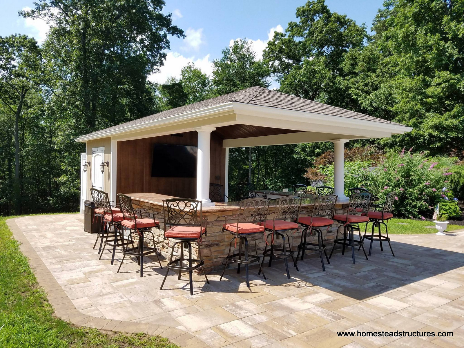 Siesta Poolside Bar | Pool Cabanas & Bars | Homestead Structures