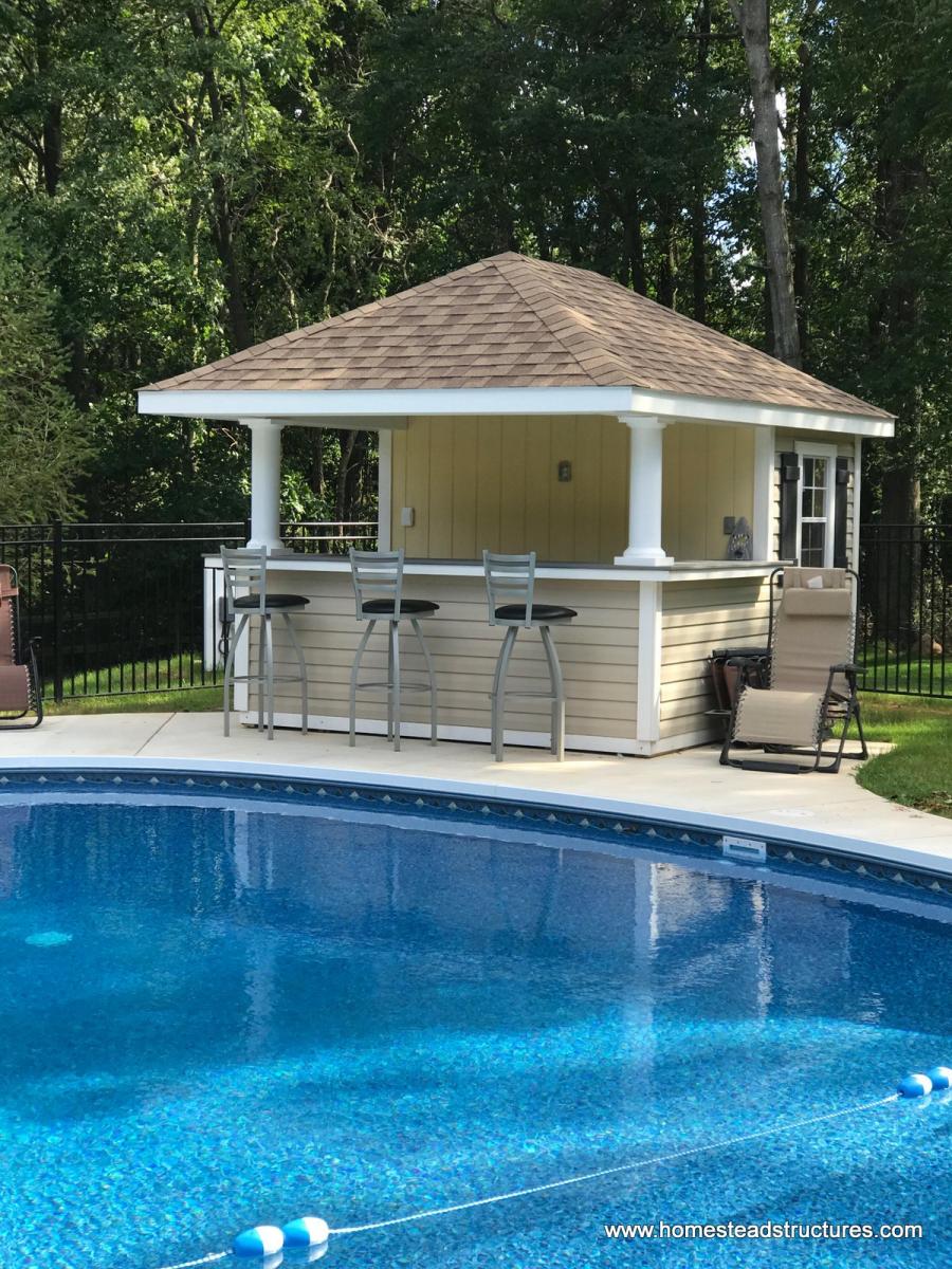 Siesta Poolside Bar - Exterior Shots | Homestead Structures