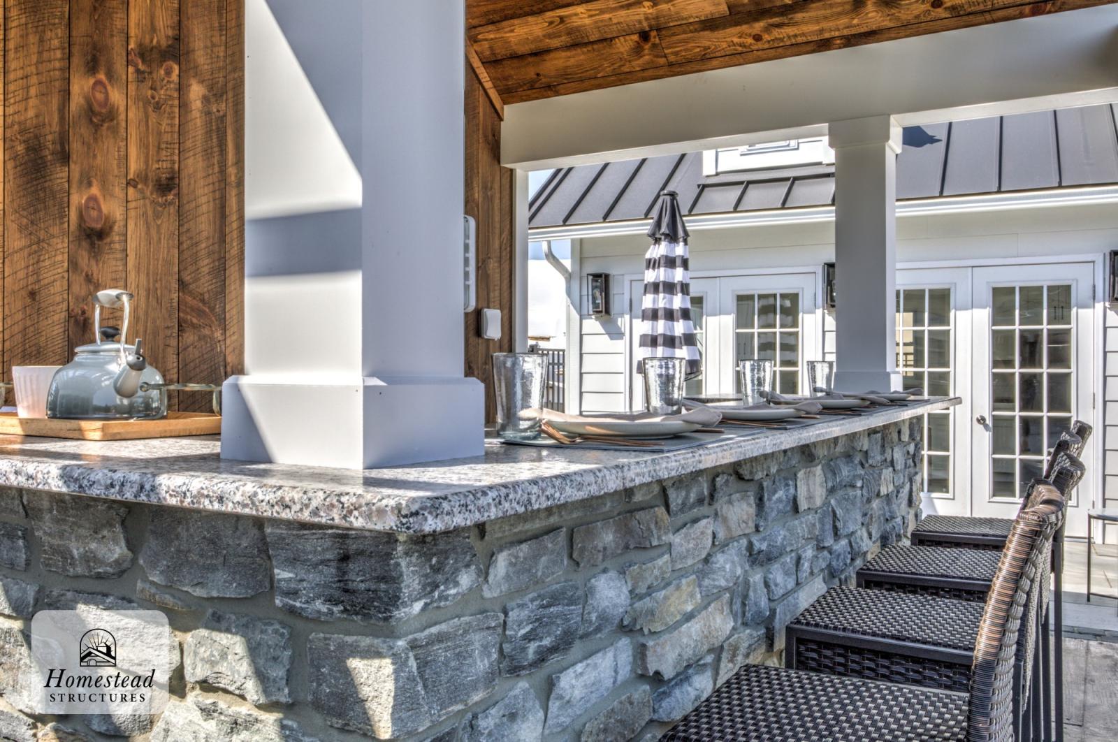 Display 5 - 10' x 14' A-Frame Siesta Poolside Bar | Homestead Structures