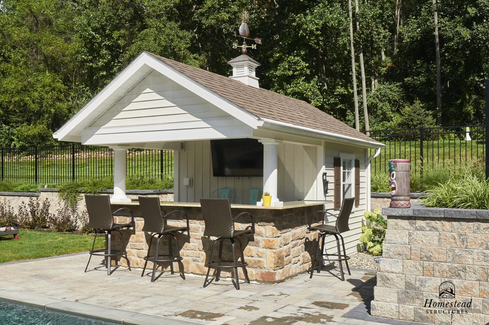 Garatty Pool Bar - Stewartsville, NJ | Homestead Structures