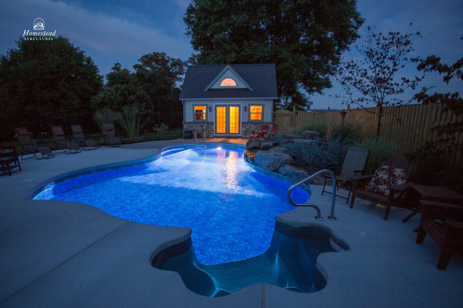 Hollis Pool House - Middletown, MD | Homestead Structures