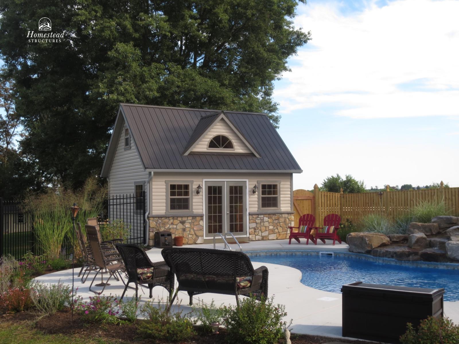 Hollis Pool House - Middletown, MD | Homestead Structures