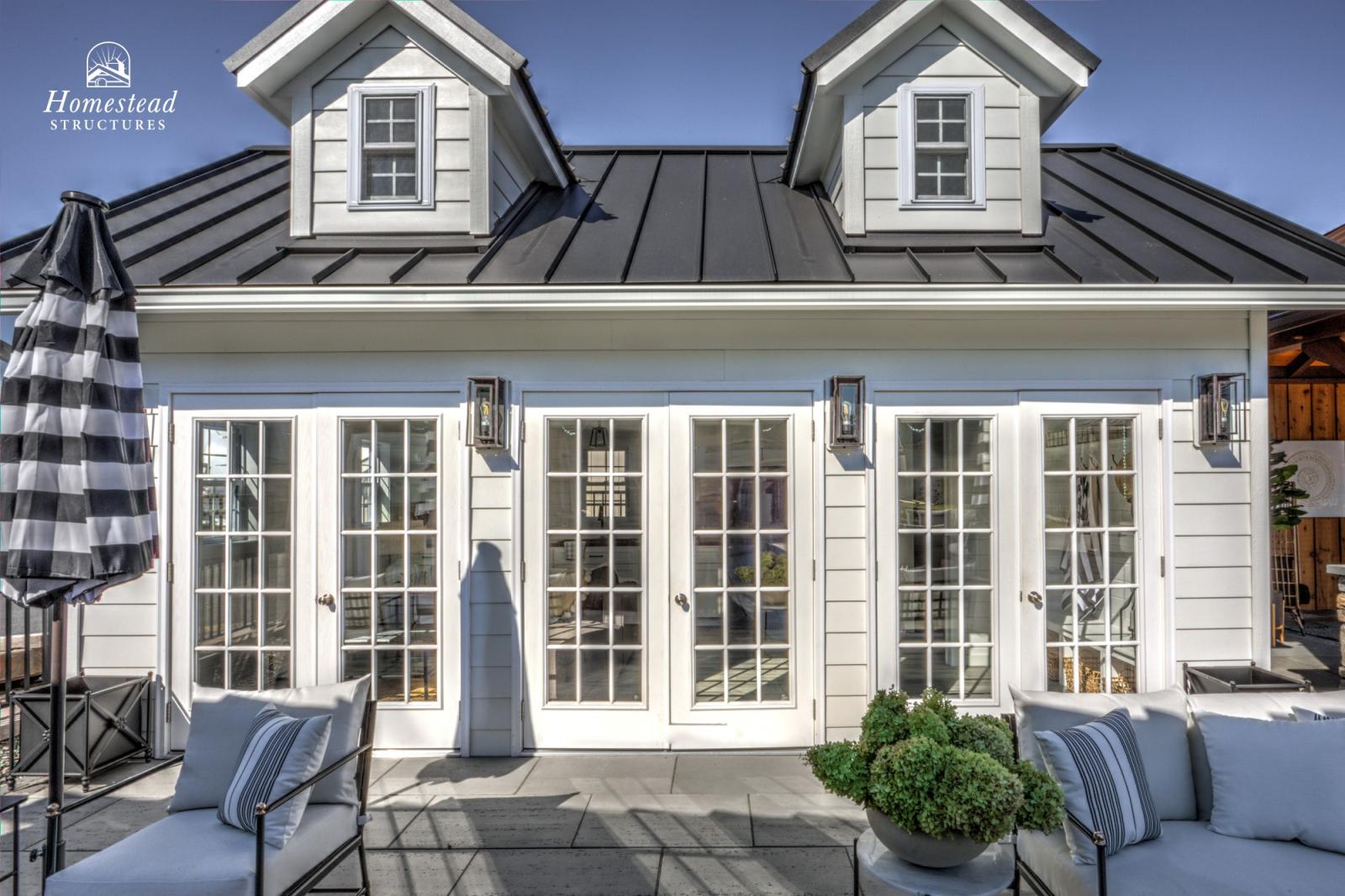 Display 6 - 14' x 22' Century A-Frame Pool House | Homestead Structures