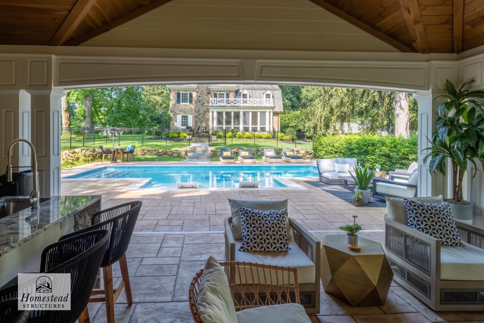 Oliver Pool House - Huntingdon Valley, PA | Homestead Structures