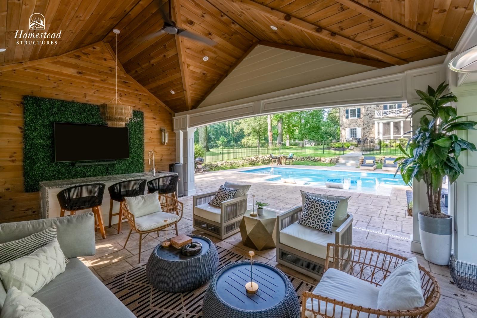 Oliver Pool House - Huntingdon Valley, PA | Homestead Structures