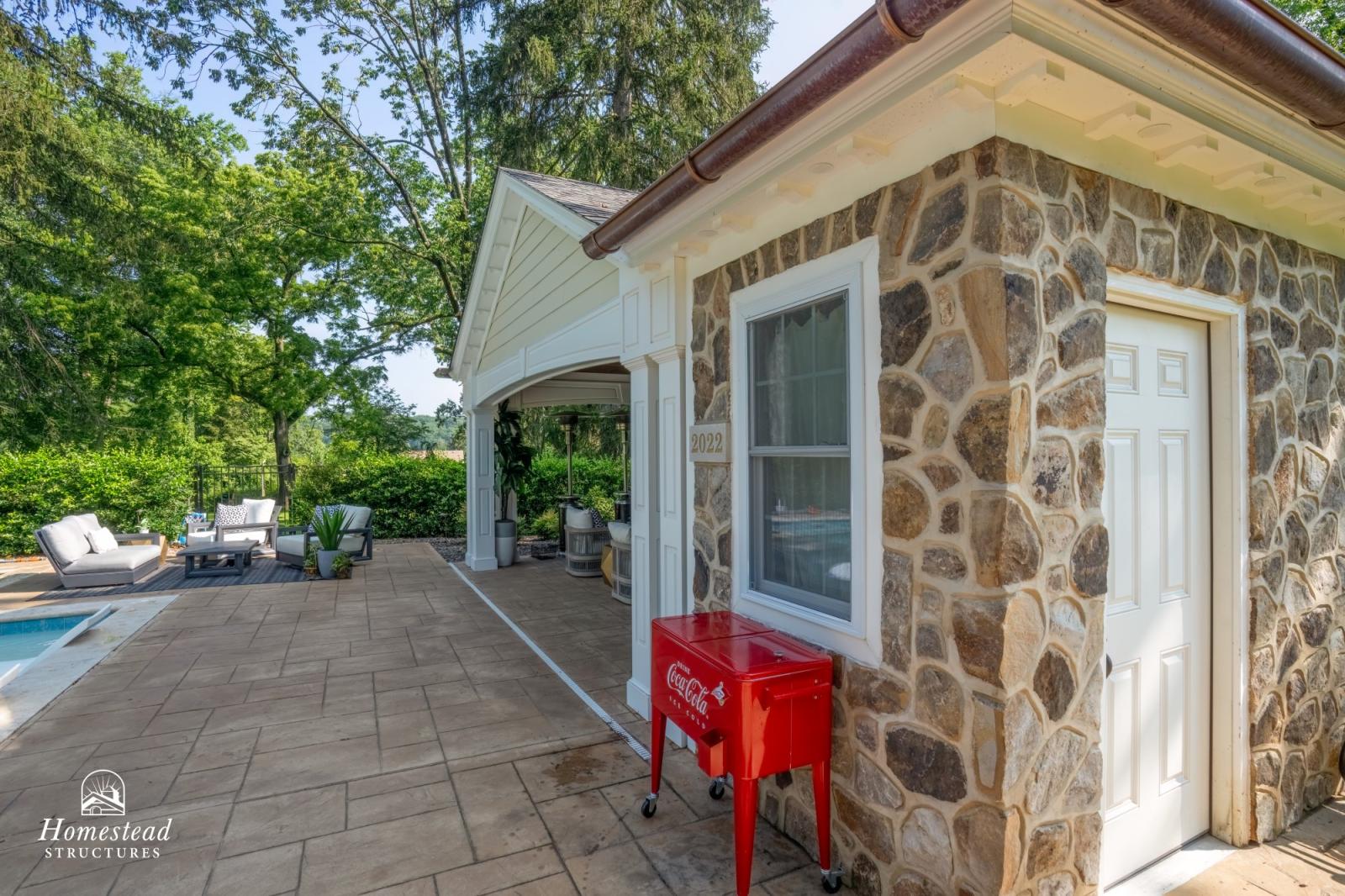 Oliver Pool House - Huntingdon Valley, PA | Homestead Structures