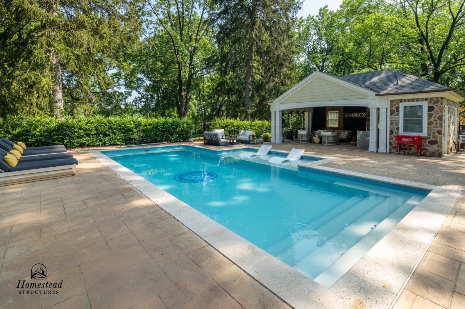 Oliver Pool House - Huntingdon Valley, PA | Homestead Structures