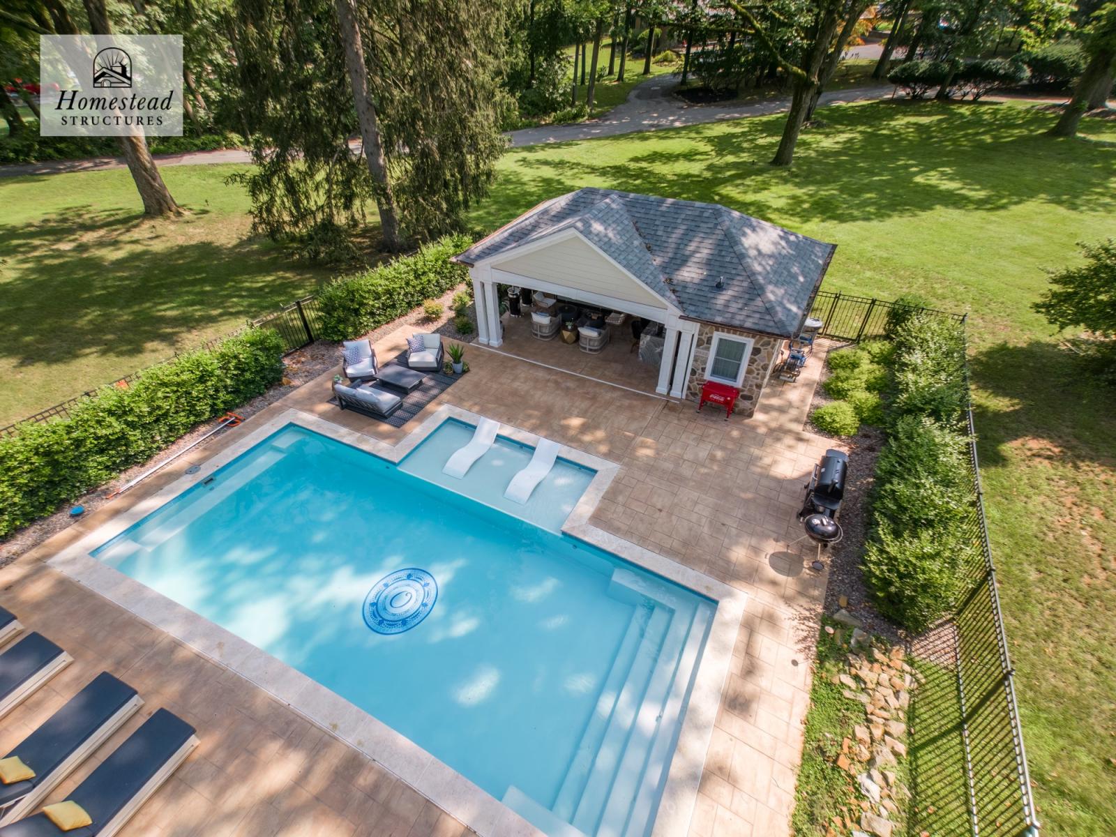 Oliver Pool House - Huntingdon Valley, PA | Homestead Structures