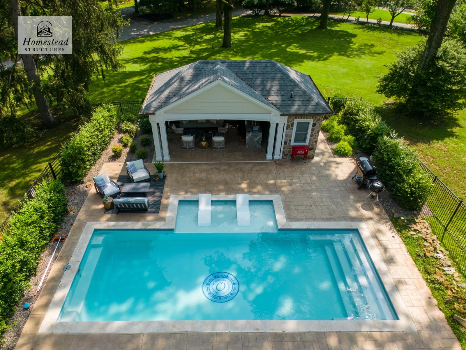 Oliver Pool House - Huntingdon Valley, PA | Homestead Structures