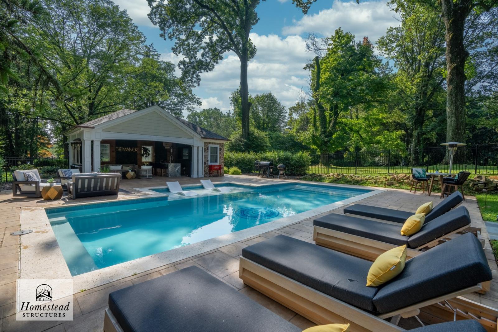 Oliver Pool House - Huntingdon Valley, PA | Homestead Structures