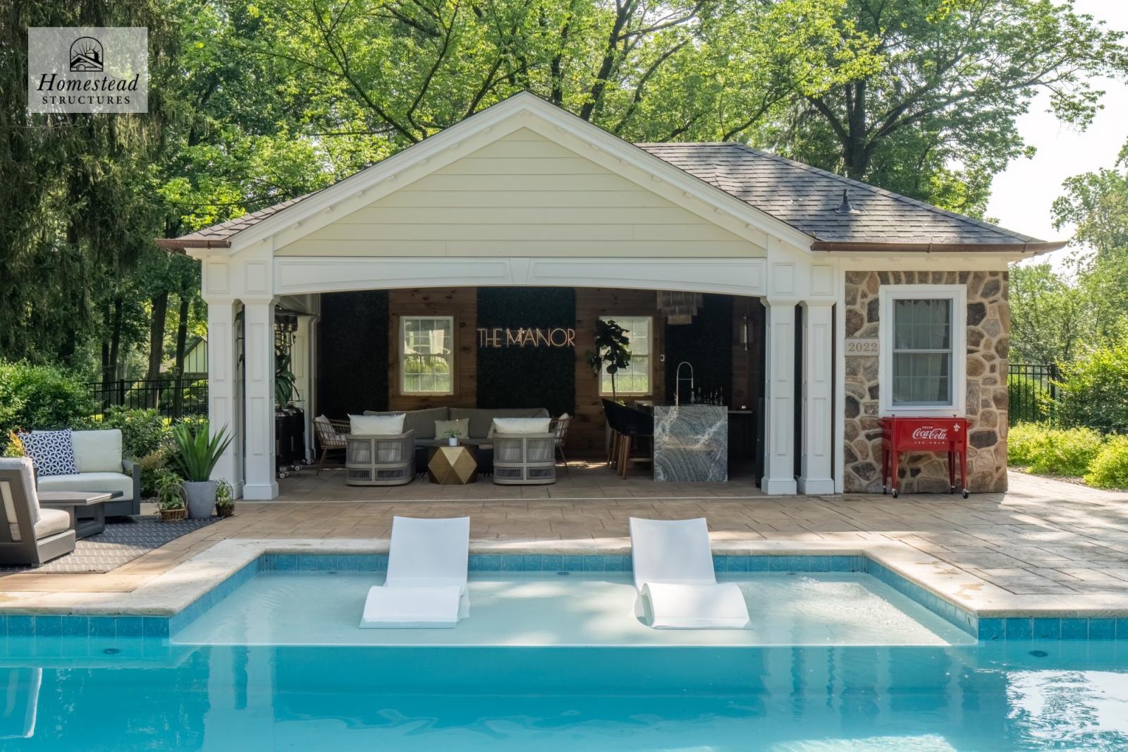 Oliver Pool House - Huntingdon Valley, PA | Homestead Structures