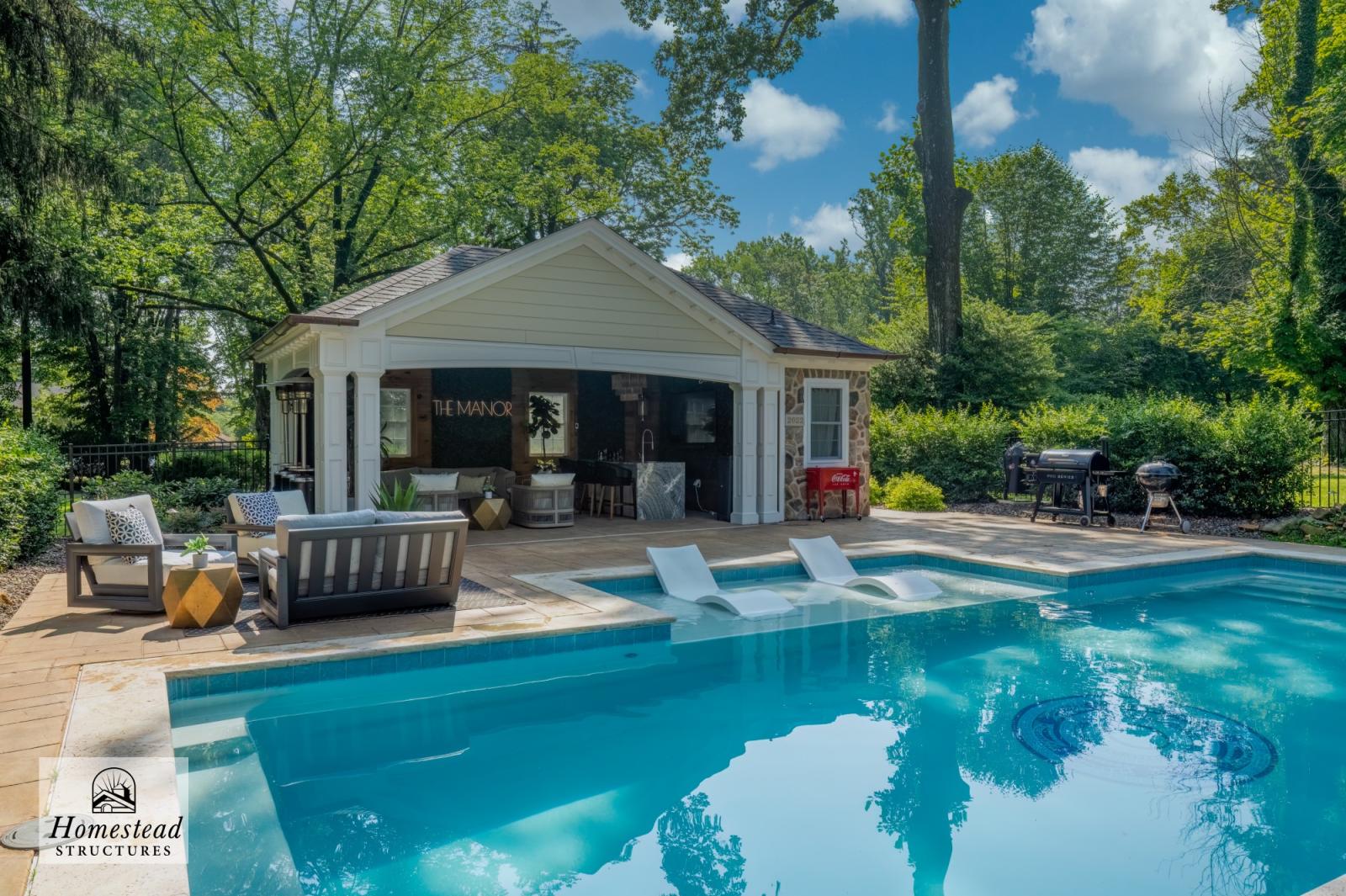Oliver Pool House - Huntingdon Valley, PA | Homestead Structures
