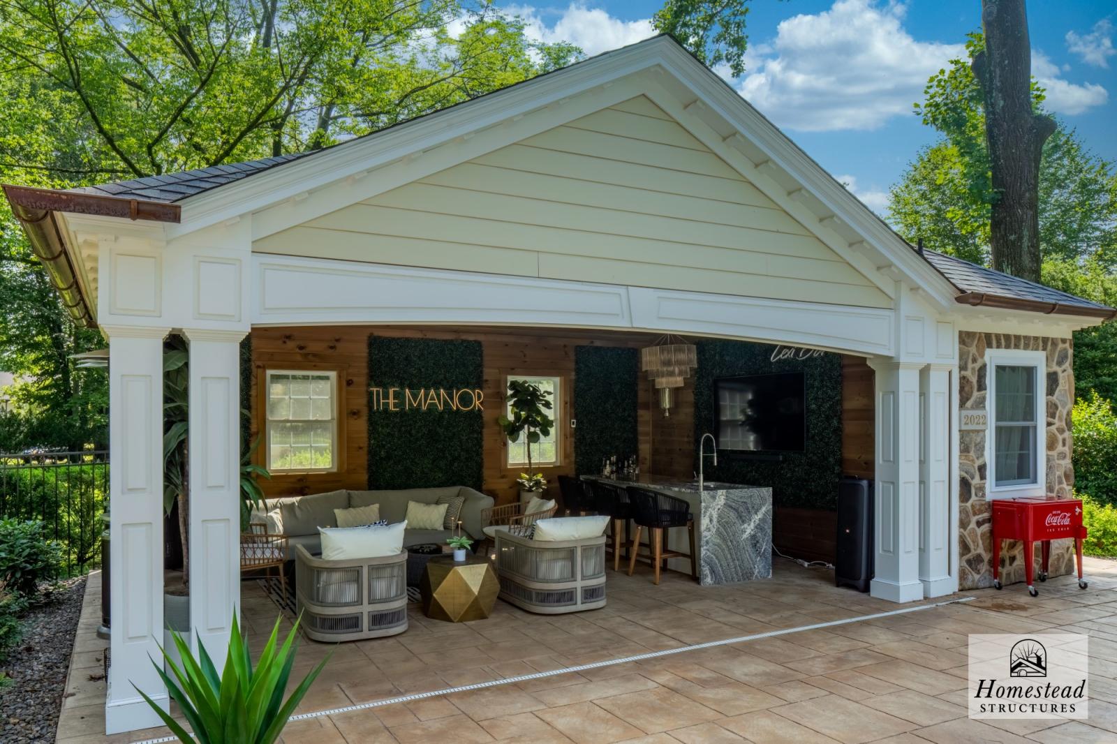 Oliver Pool House - Huntingdon Valley, PA | Homestead Structures