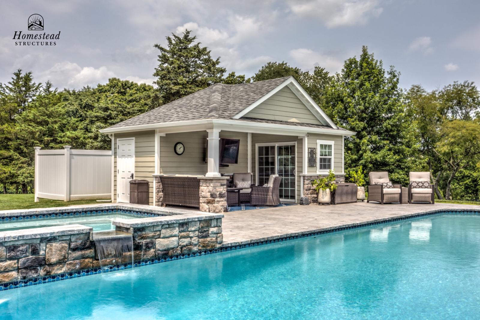 Boris Pool House & Pergola - Royersford, PA | Homestead Structures