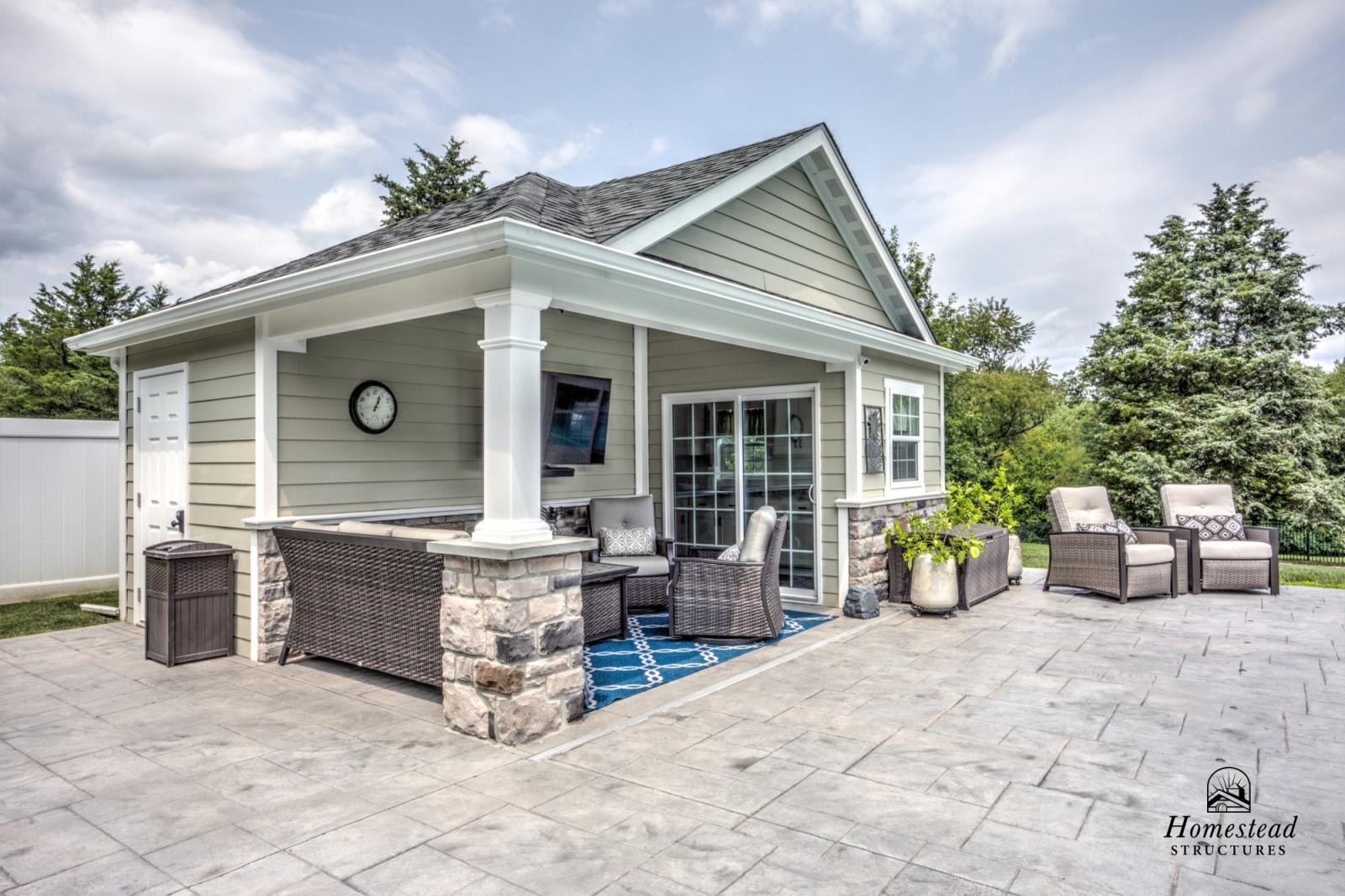 Boris Pool House & Pergola - Royersford, PA | Homestead Structures
