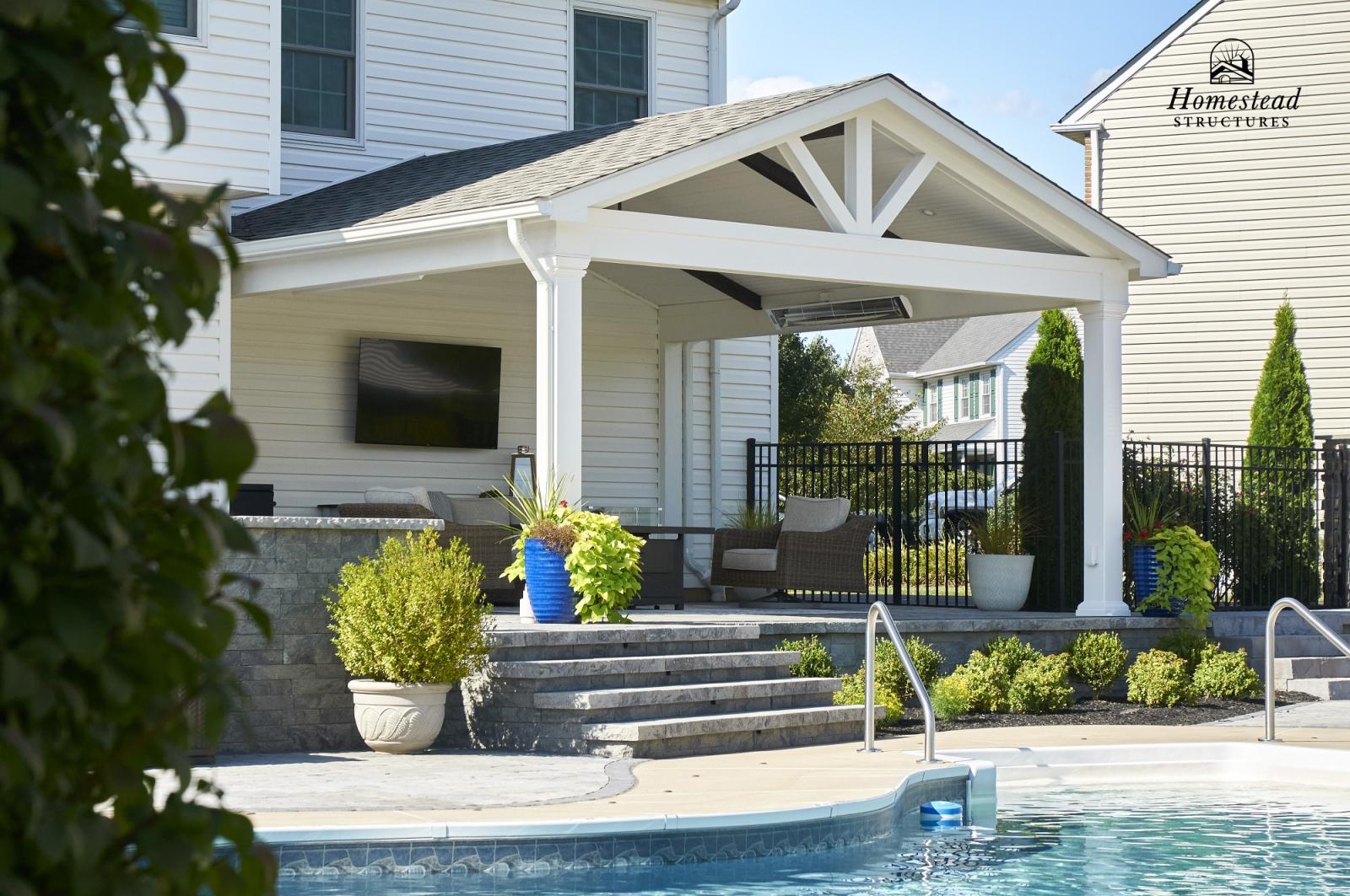 Constanzer Attached Pavilion - Royersford, PA | Homestead Structures