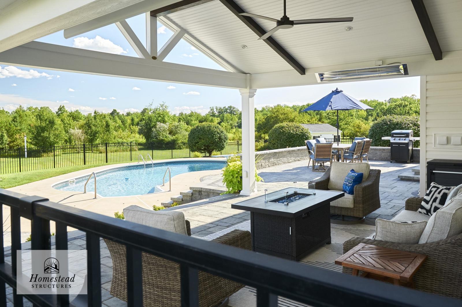 Constanzer Attached Pavilion - Royersford, PA | Homestead Structures