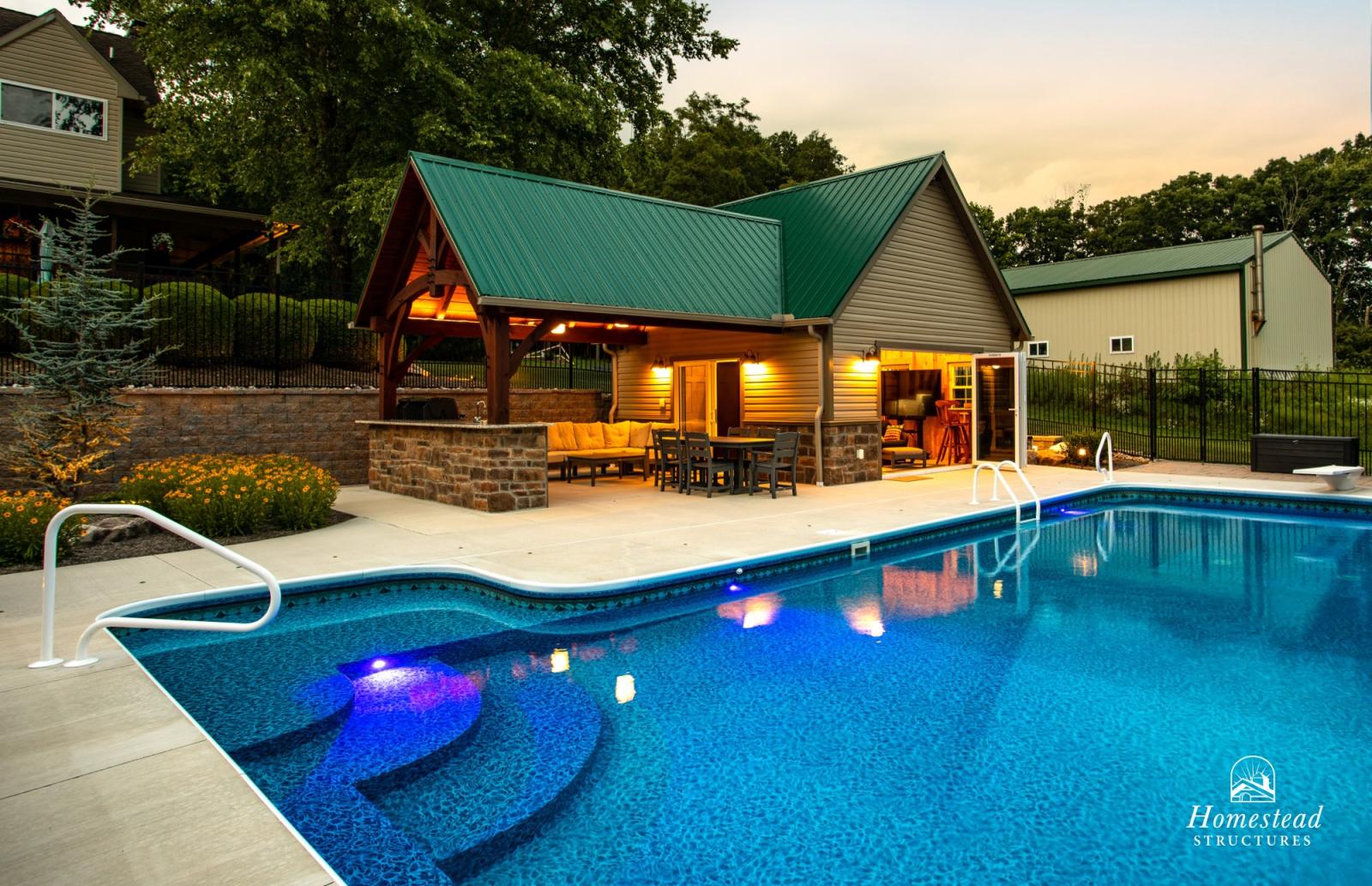 Yeager Pool House - Schuylkill Haven | Homestead Structures