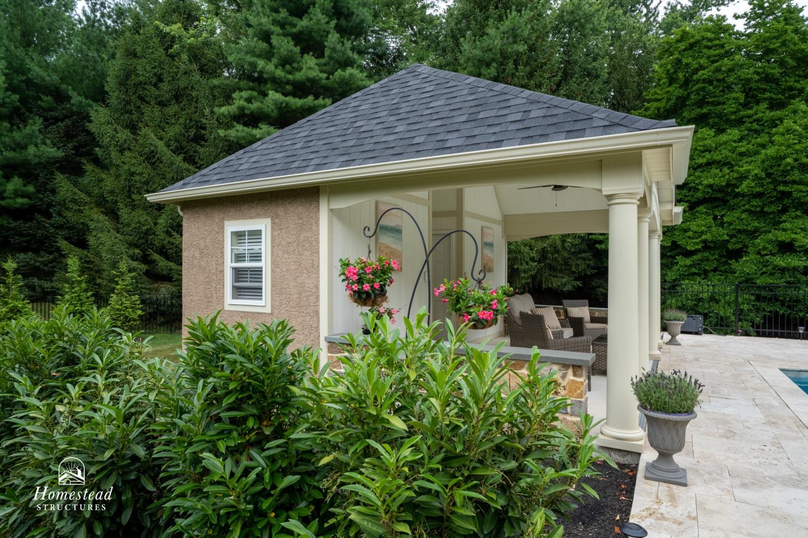 Samuels Pool House - Wayne, PA | Homestead Structures