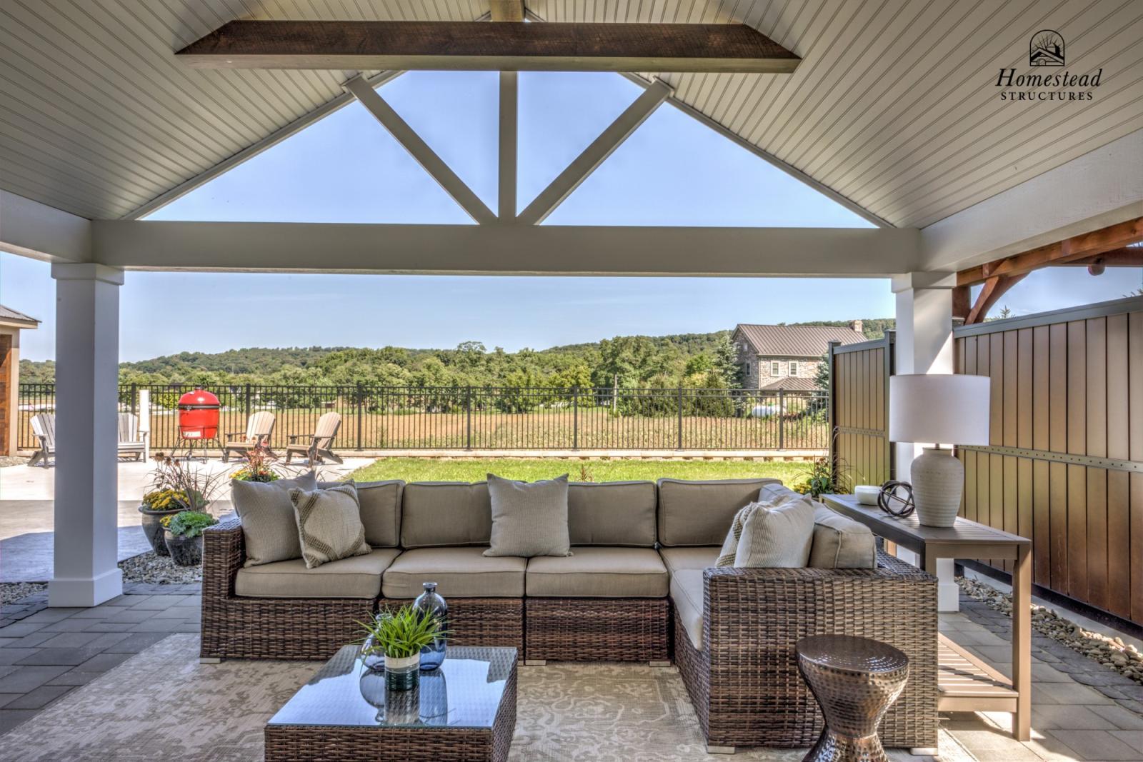 Display 3 - 18' x 24' A-Frame Avalon Pool House | Homestead Structures