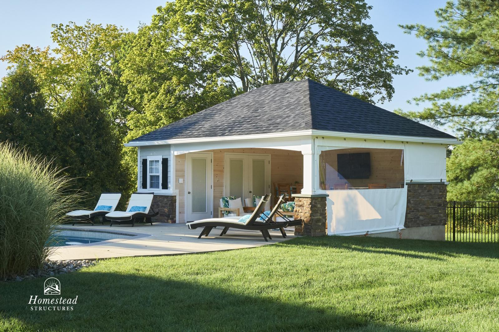 DeTommaso Pool House - Harleysville, PA | Homestead Structures