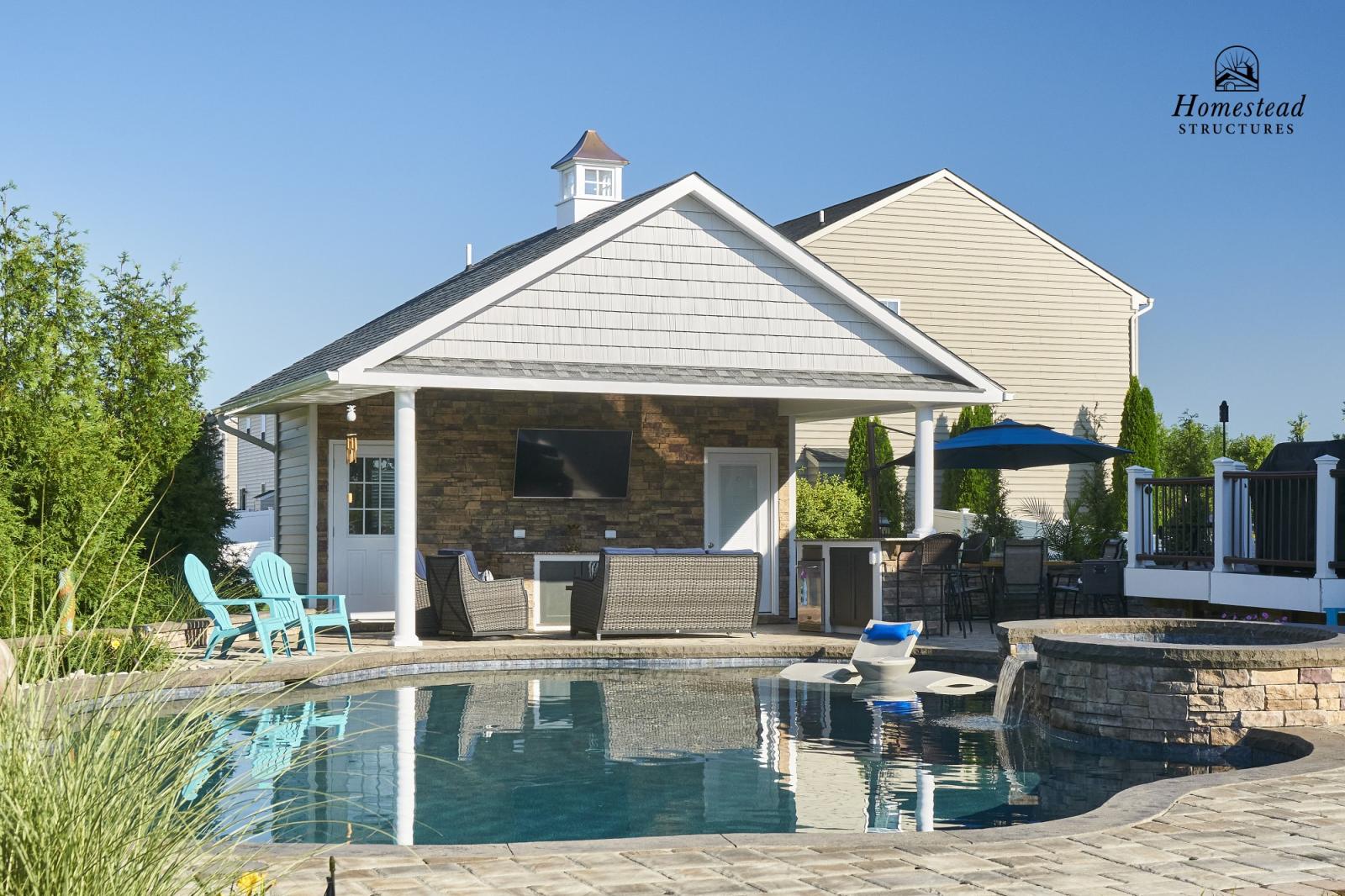 Avalon Pool House - Exterior Shots | Homestead Structures