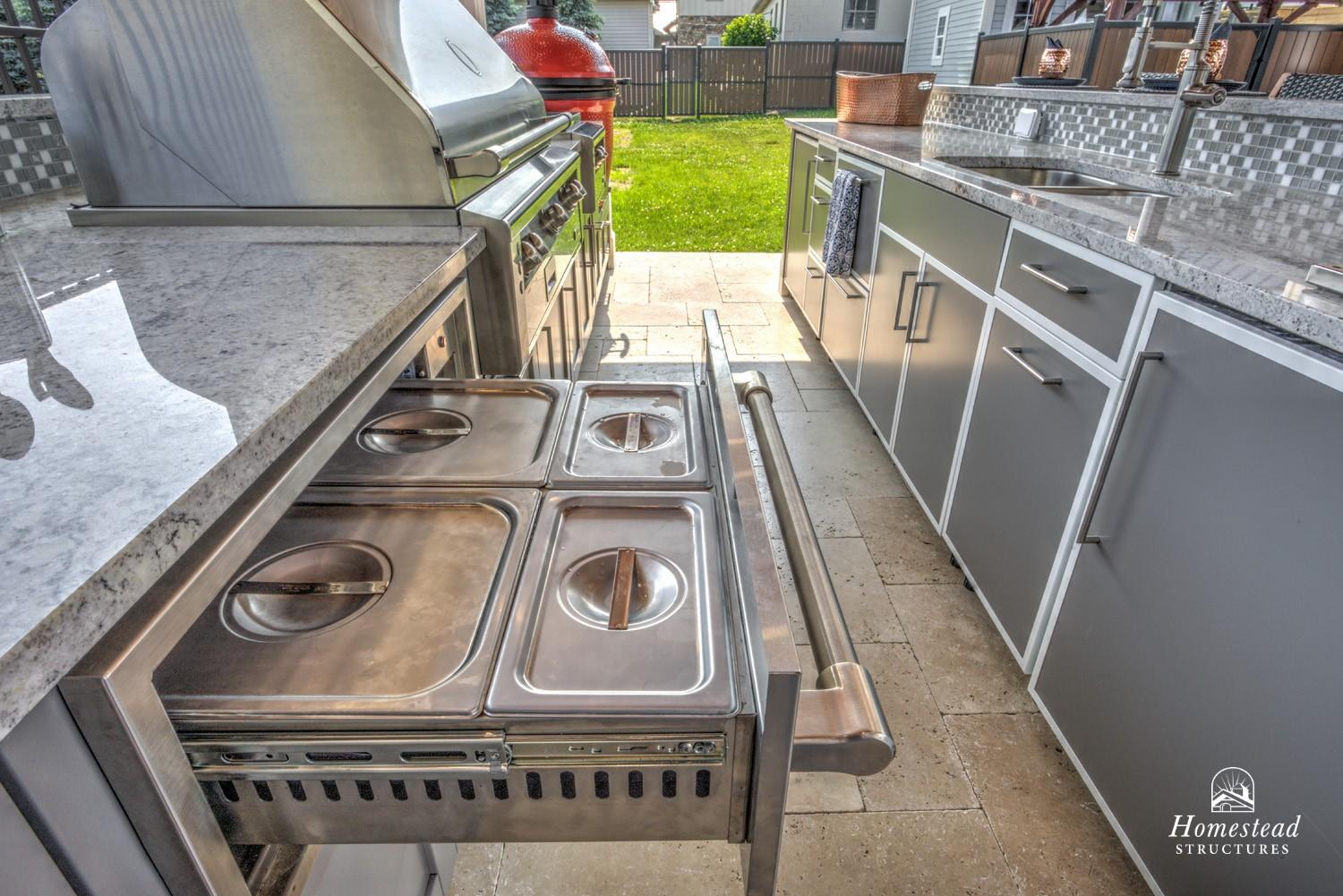 Display 9 - 20' x 20' Vintage Pavilion & Outdoor Kitchen | Homestead ...