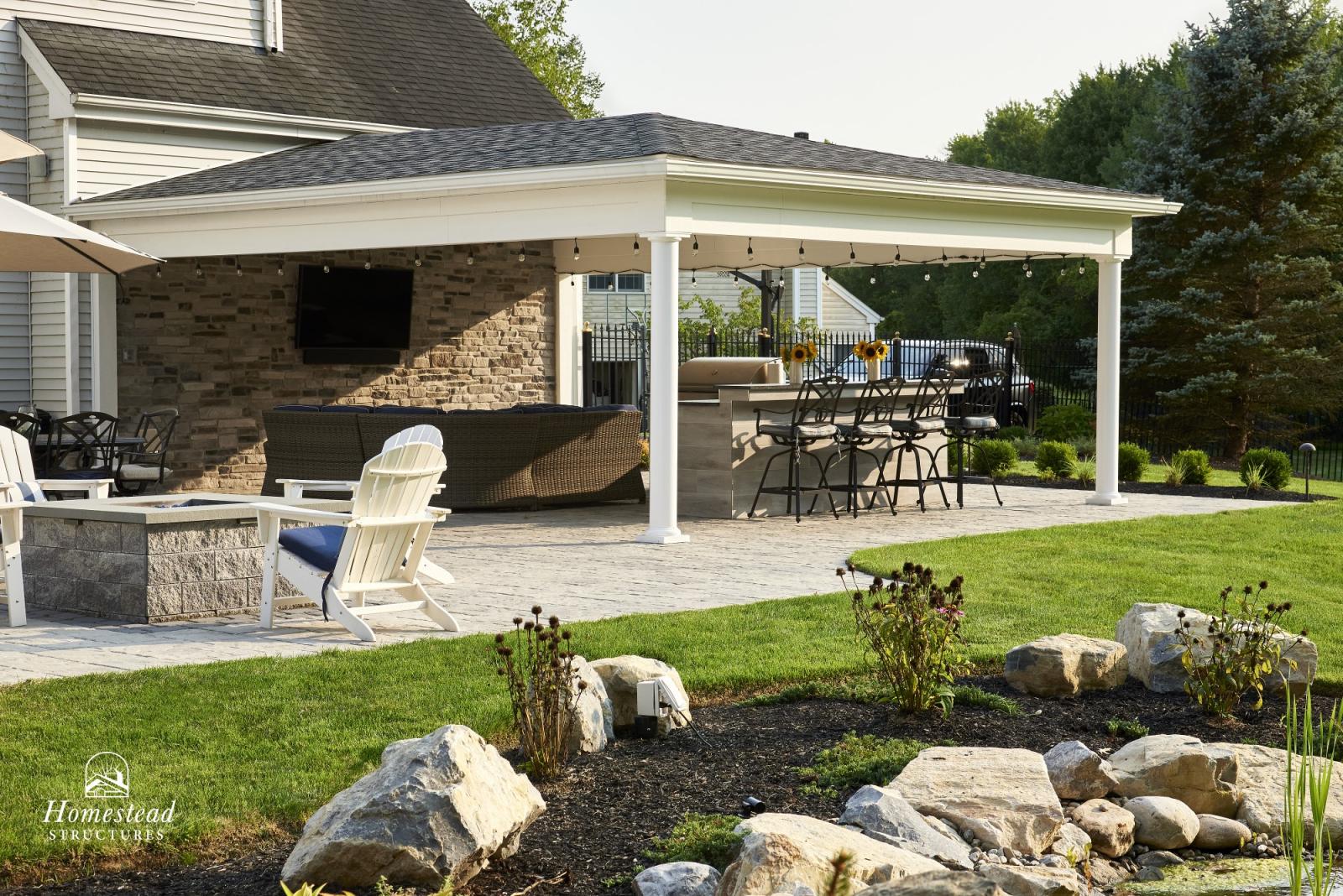 Perry Pavilion - Bridgewater, NJ | Homestead Structures