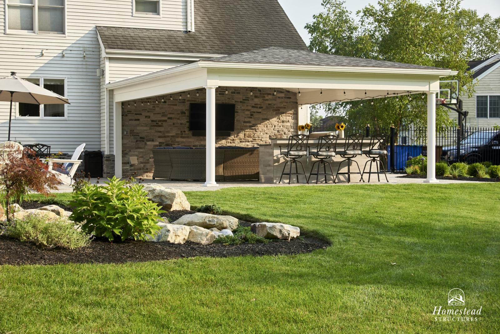 Perry Pavilion - Bridgewater, NJ | Homestead Structures