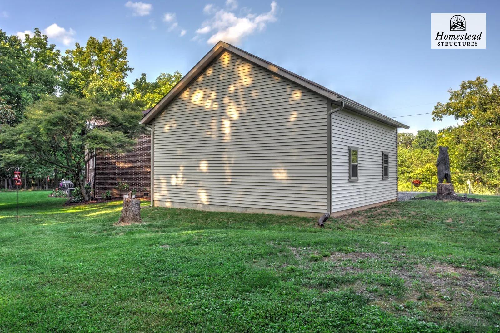 Bovard Attached Garage - Charles Town, WV | Homestead Structures