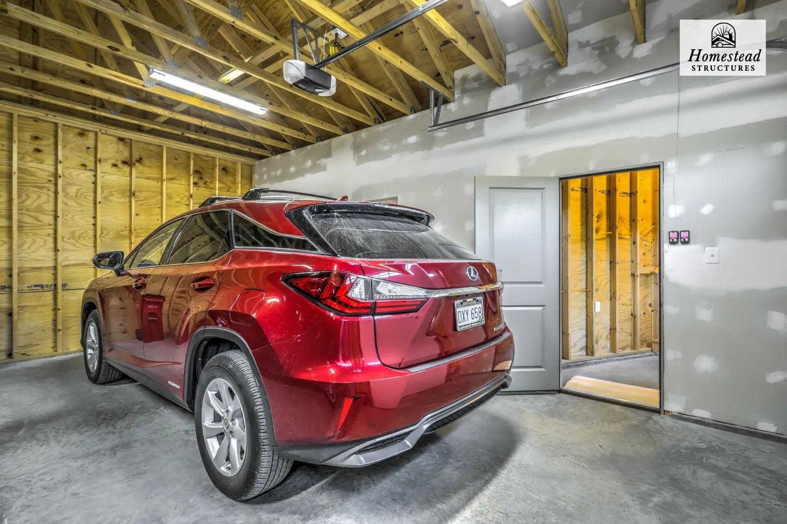 Bovard Attached Garage - Charles Town, WV | Homestead Structures