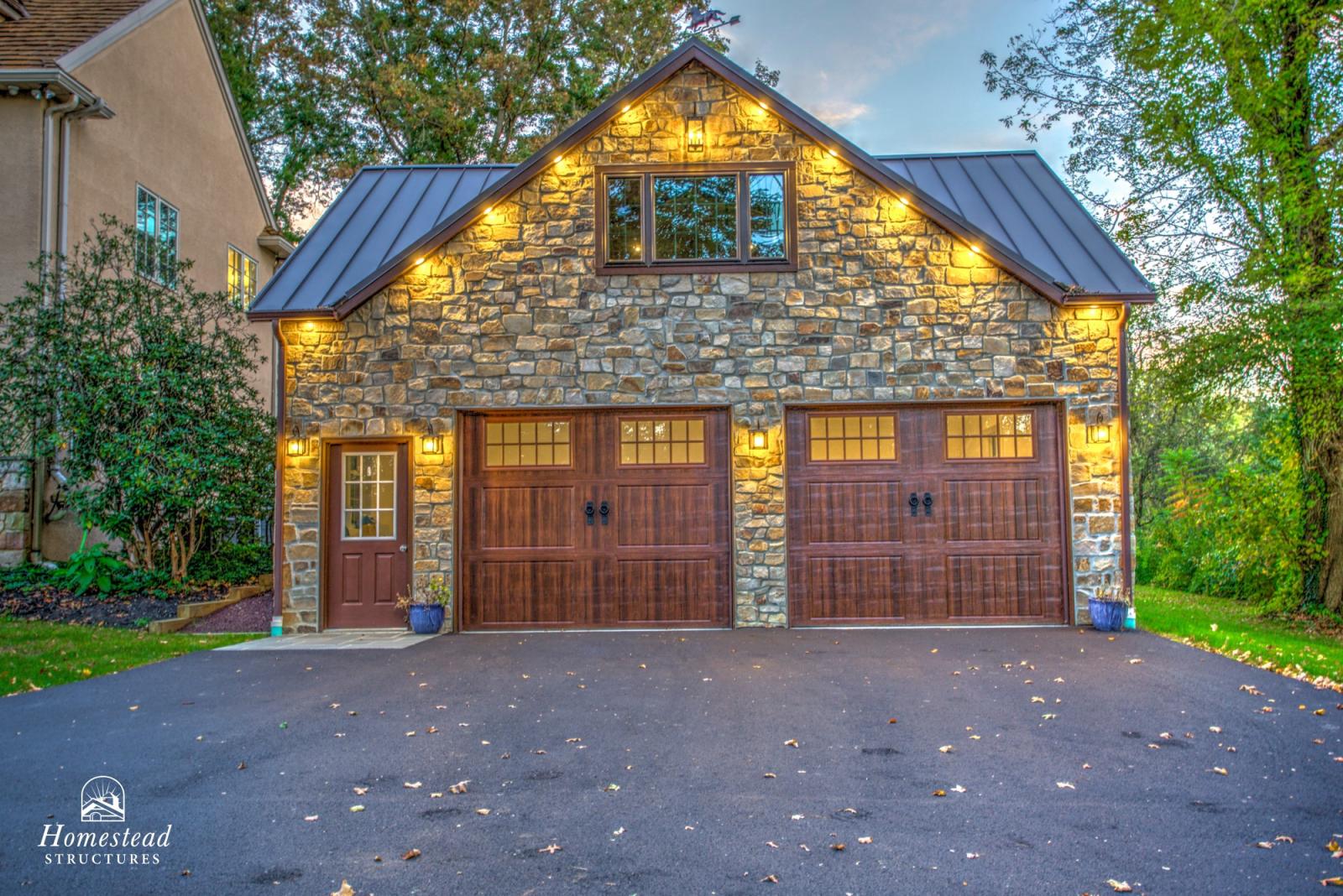 Custom 2-Car Garage in New Hope PA | Homestead Structures