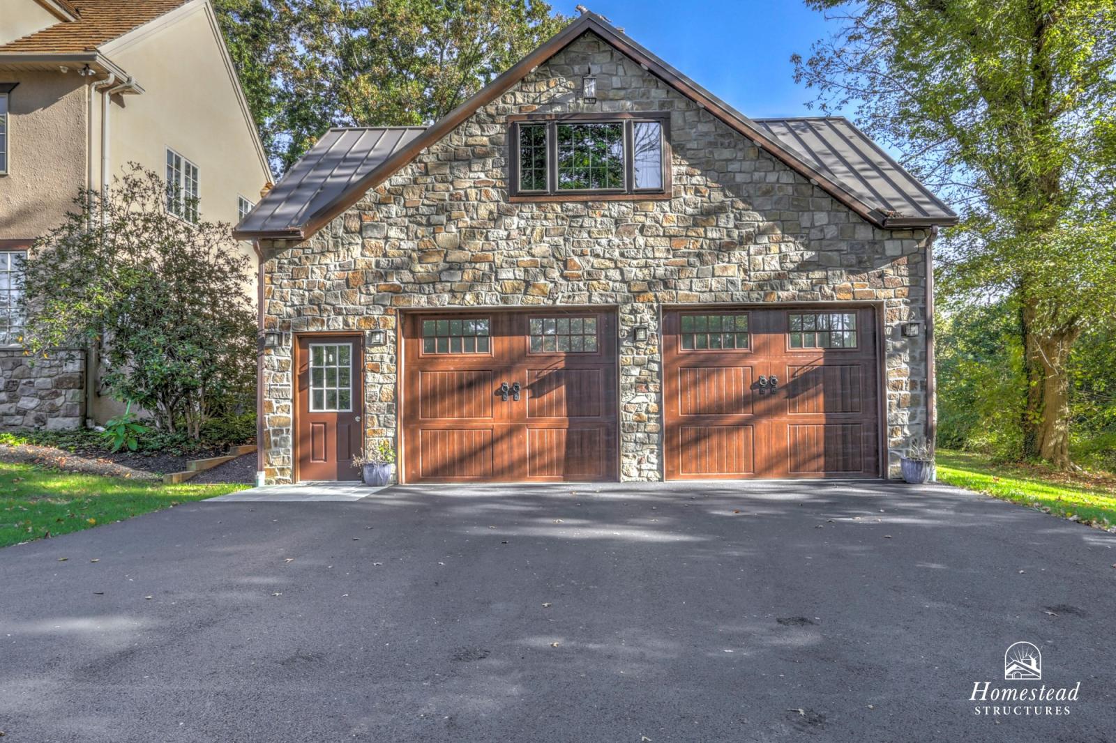 Custom 2-Car Garage in New Hope PA | Homestead Structures