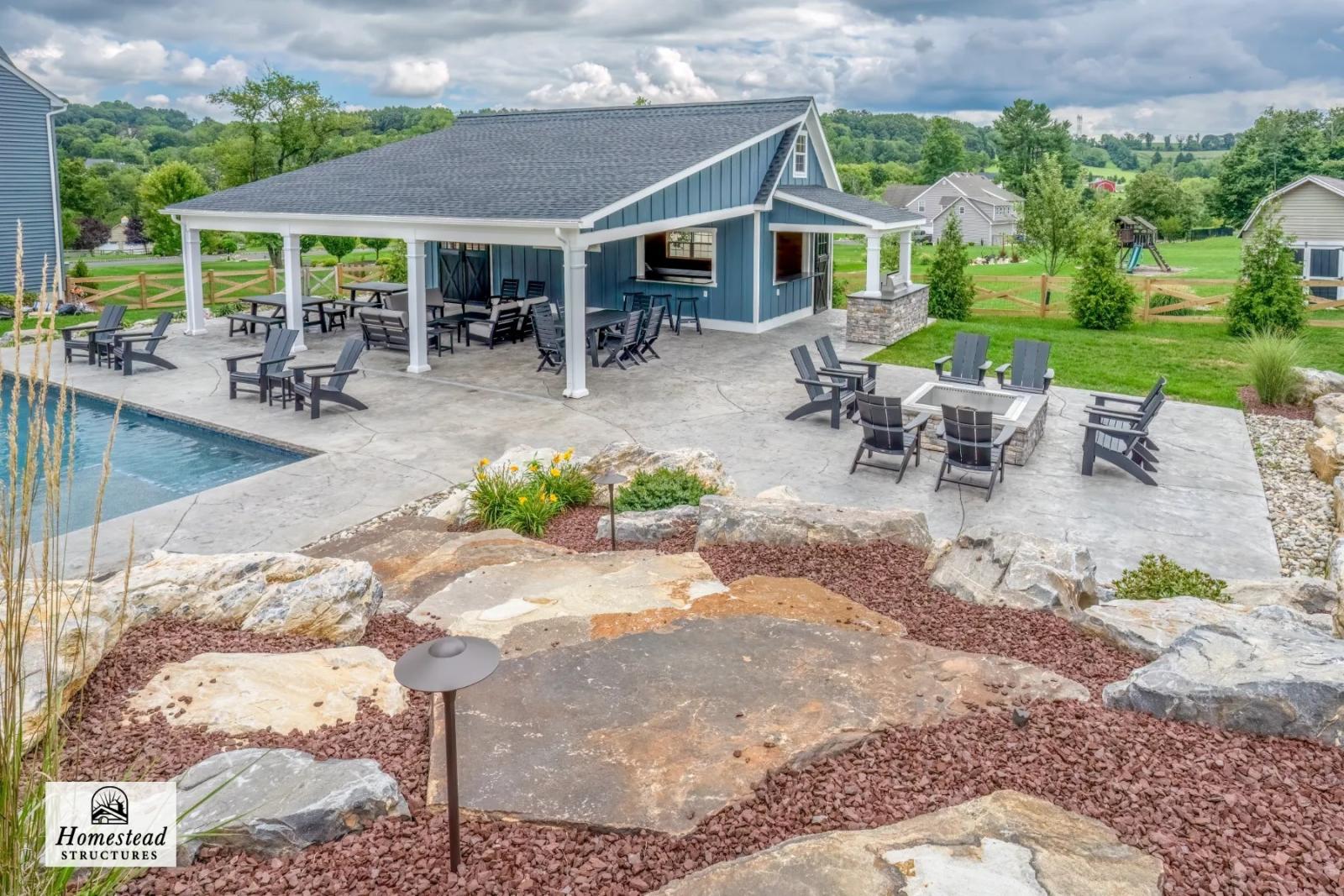 Custom Liberty Pool House in Coopersburg PA | Homestead Structures