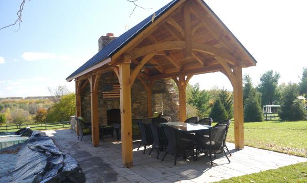 Wooden Pavilions, Timber Frame Pavilions | Homestead Structures