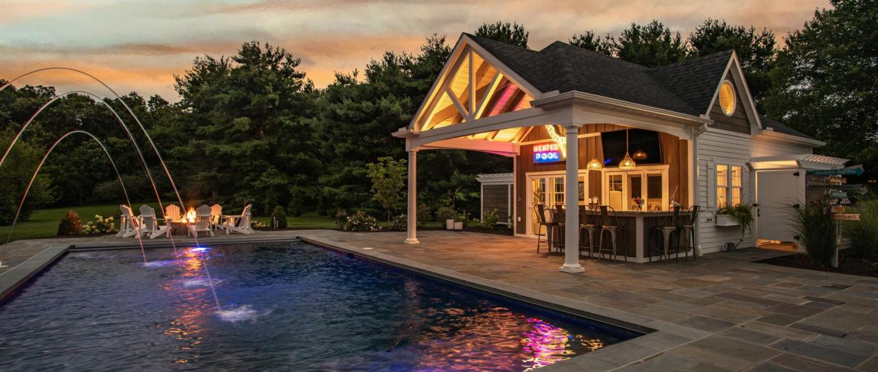 Amish-Built Outdoor Pool Houses | Homestead Structures