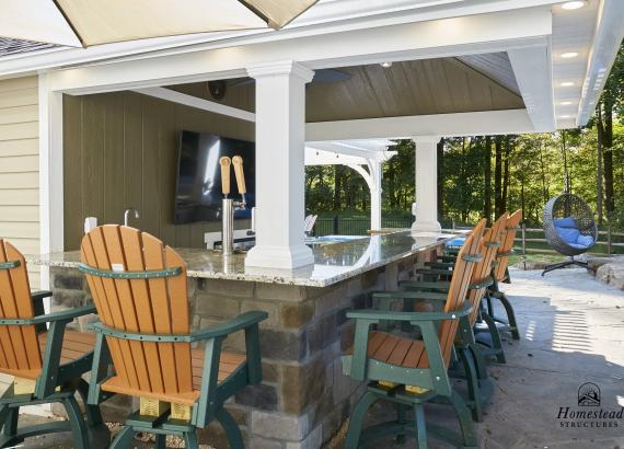 Felten Pool House & Pergola - Quakertown, PA | Homestead Structures