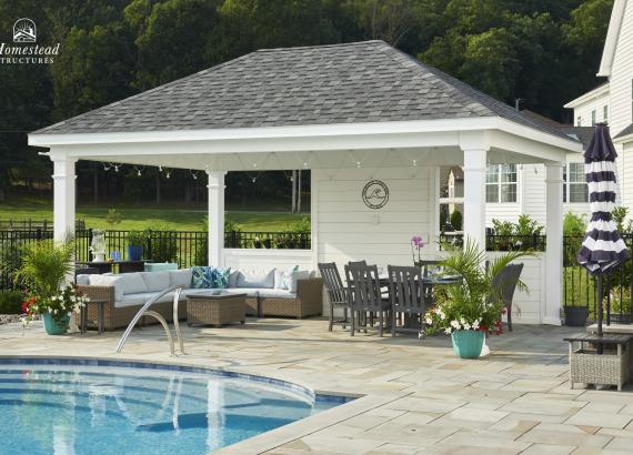 14 x 20 Vintage Pavilion in Center Valley, PA | Homestead Structures