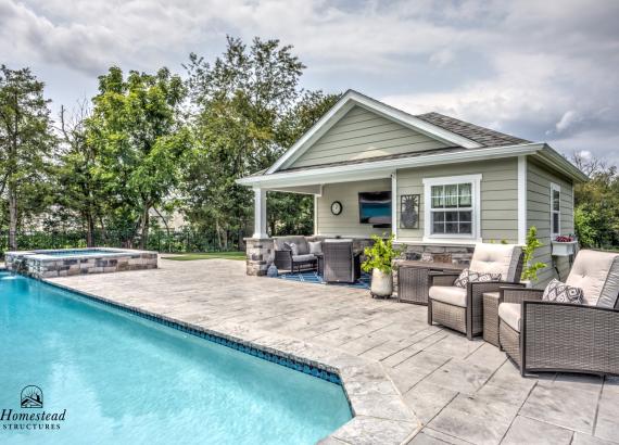 Boris Pool House & Pergola - Royersford, PA | Homestead Structures