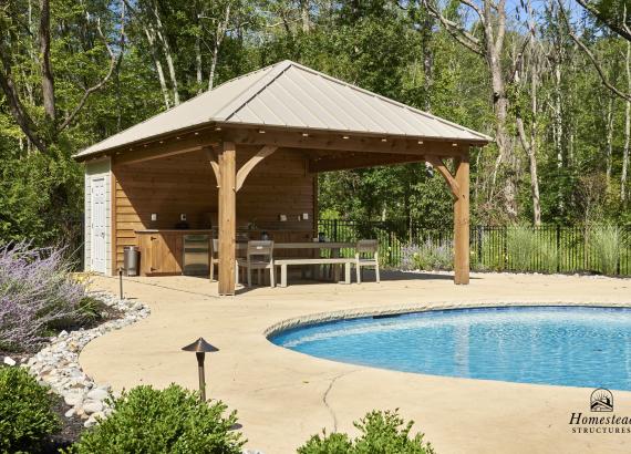 Avalon Pool House - Exterior Shots | Homestead Structures