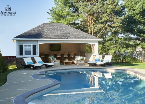 DeTommaso Pool House - Harleysville, PA | Homestead Structures