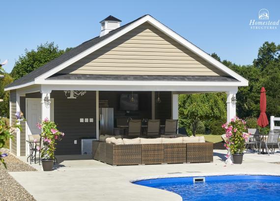 Avalon Pool House - Exterior Shots | Homestead Structures